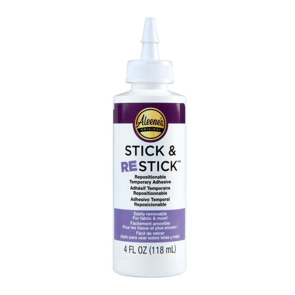 Stick & Restick Repositionable Temporary Adhesive 4 fl oz (44107 ...