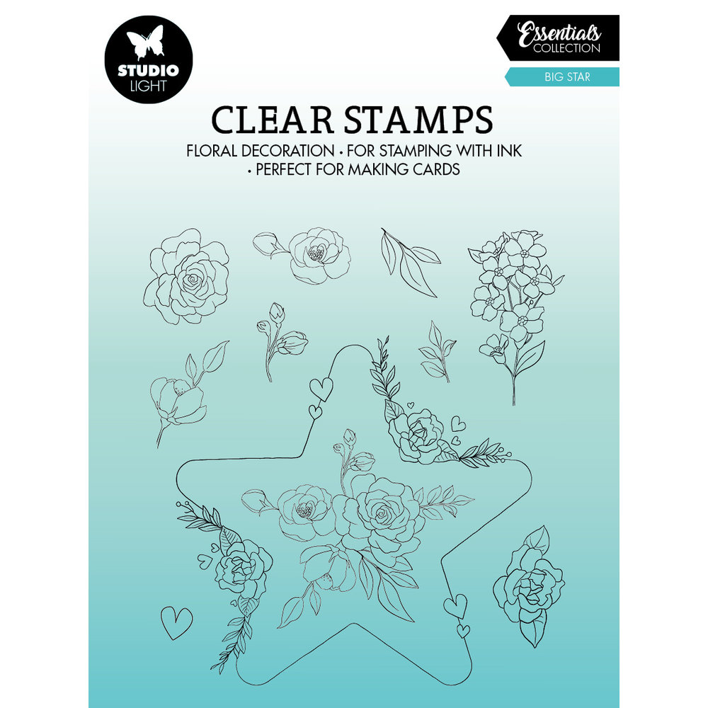 Big Star Essentials Clear Stamps (SL-ES-STAMP367) - Craftlines B.V.