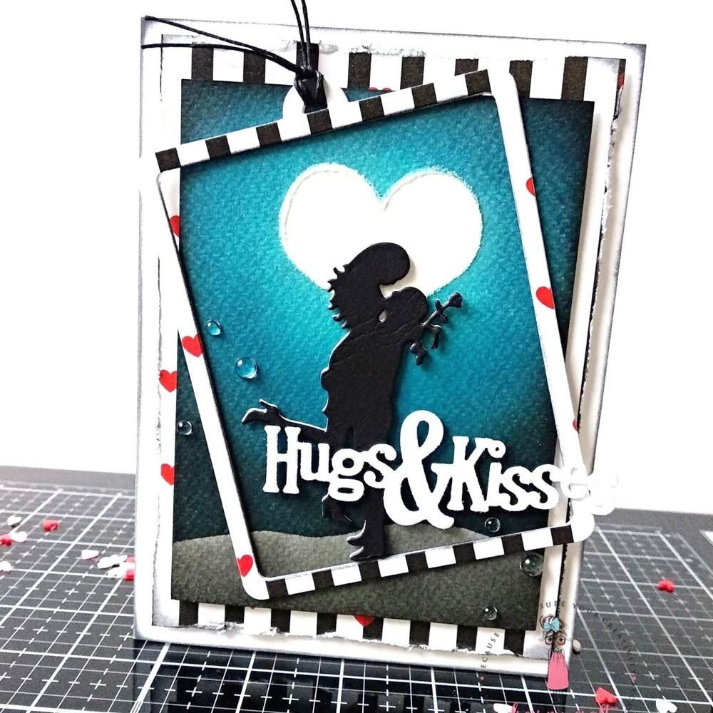 Cutting Die Hugs & Kisses (DMCD2145) - Craftlines B.V.