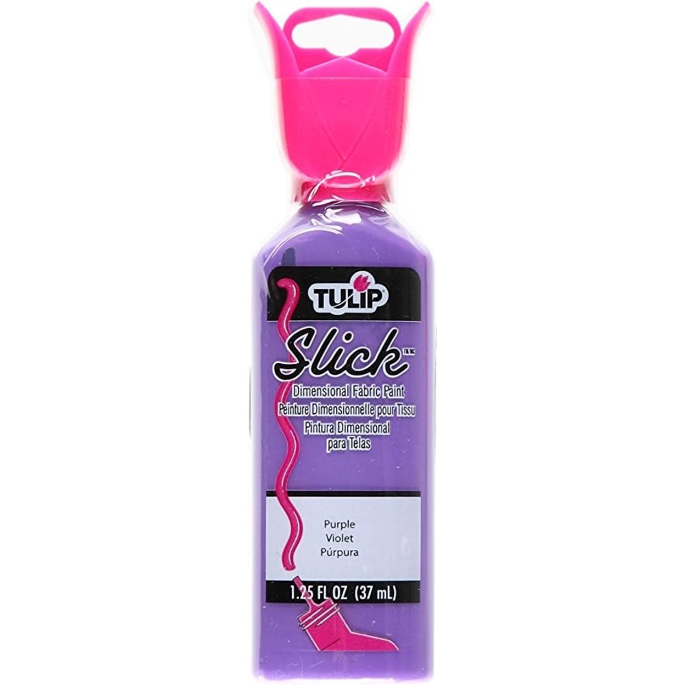 Slick Dimensional Fabric Paint Purple 1.25 fl oz (65018) - Craftlines B.V.