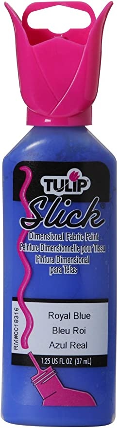 Slick Dimensional Fabric Paint Royal Blue 1.25 fl oz (65023 ...