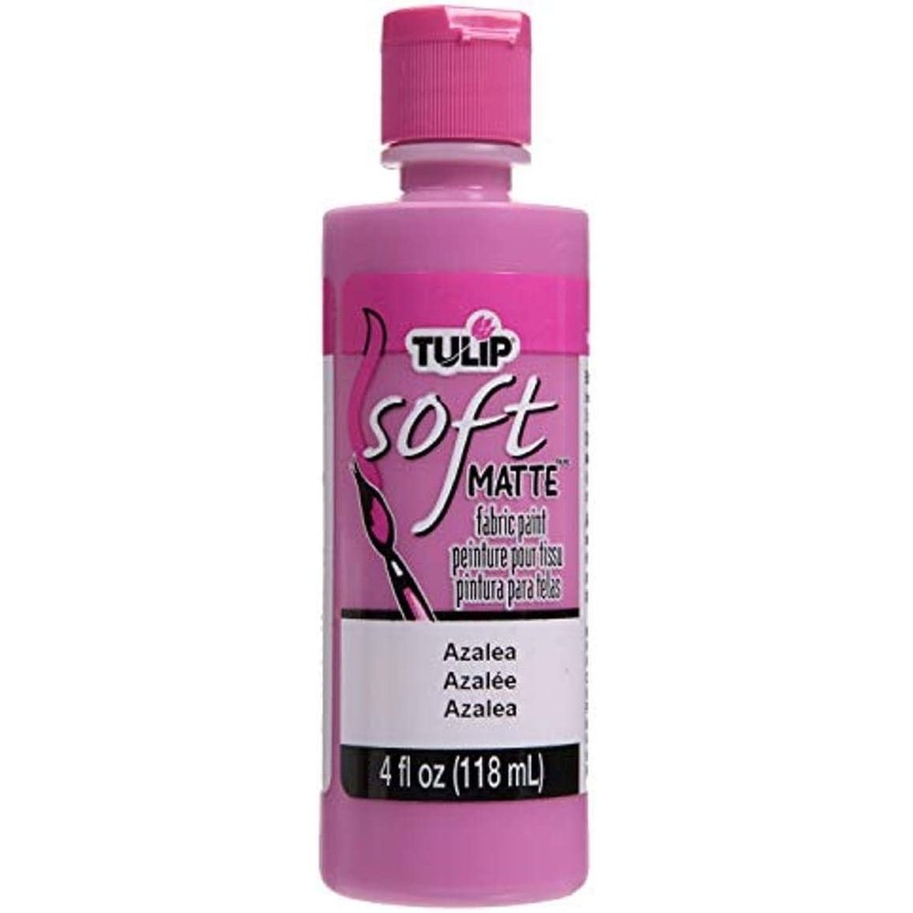 Matte Brush-On Soft Fabric Paint Azalea 4 fl oz (26547) - Craftlines B.V.