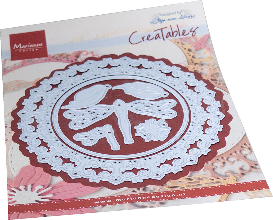 Creatables Anja's Dragonfly Circle (LR0795) - Craftlines B.V.