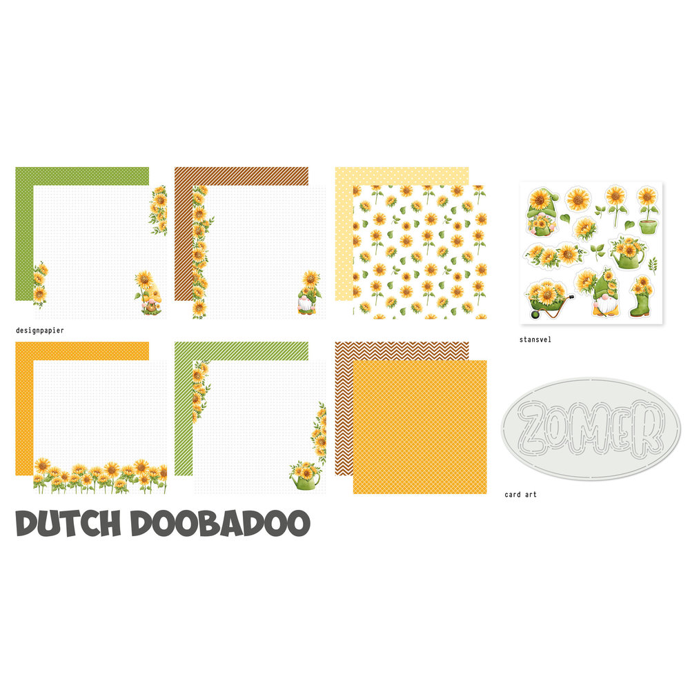 Crafty Paper 20x20 cm Een Potje Zon (473.005.029) - Craftlines B.V.