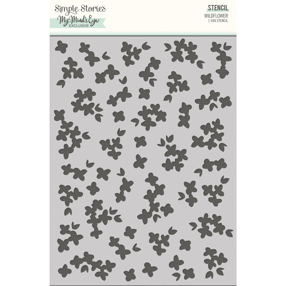 Wildflower Stencil Wild Flower (SIS19526) - Craftlines B.V.