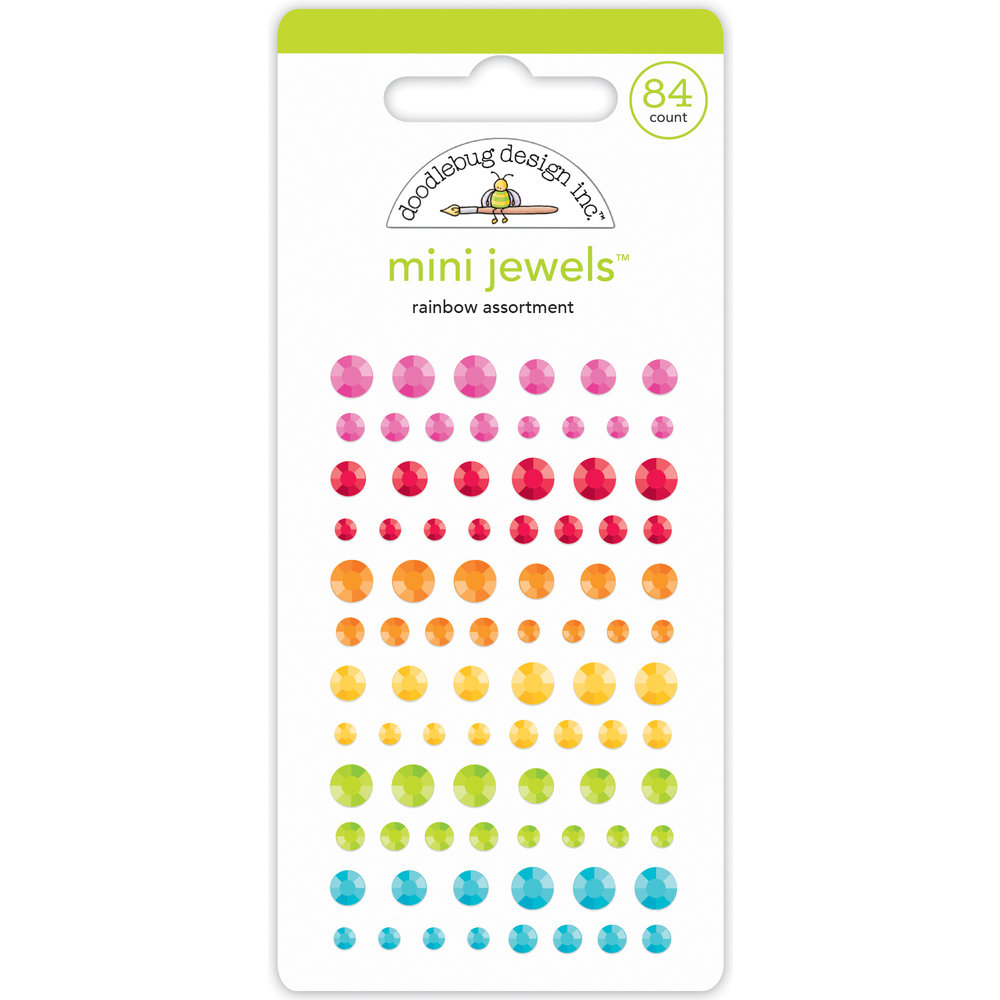 Rainbow Assortment Mini Jewels (7960) - Craftlines B.V.