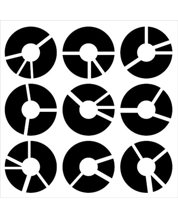 Big Spools 6x6 Inch Stencil (TCW1054s) - Craftlines B.V.