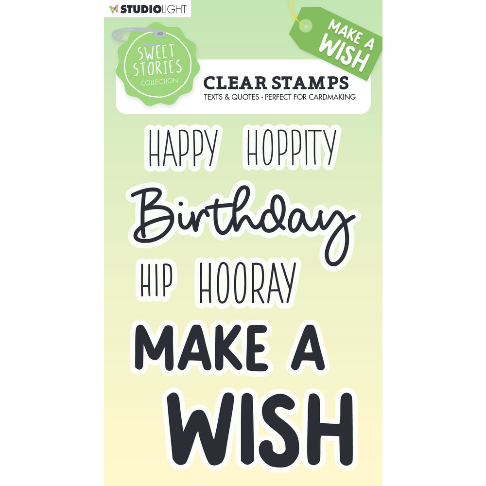 Sweet Stories Clear Stamp Quotes Large Make a Wish (SL-SS-STAMP418 ...