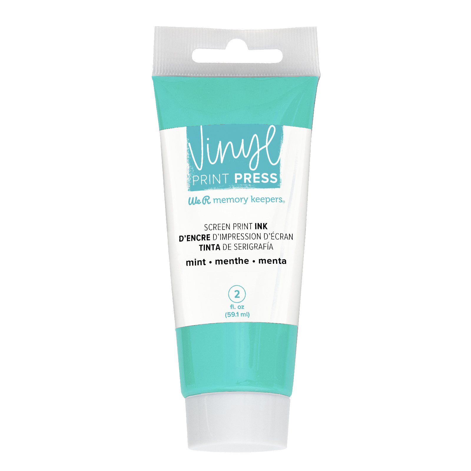 Vinyl Print Press Screen Print Ink Mint 2 oz (60000743) - Craftlines B.V.