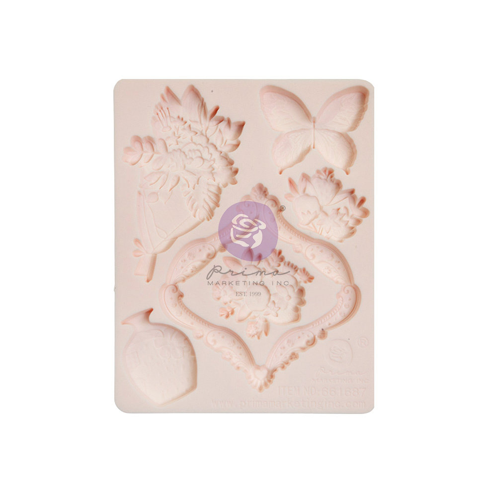 Spring Abstract Silicone Mould (661687) - Craftlines B.V.