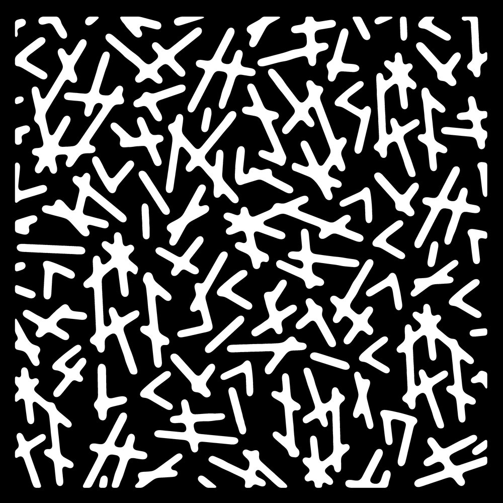 Dashed Stencil (FRST068) - Craftlines B.V.