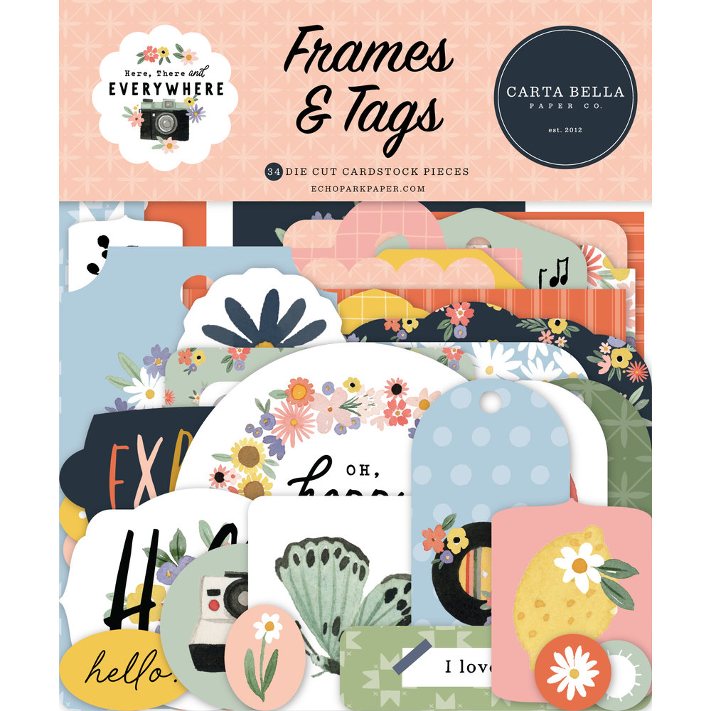 Here There And Everywhere Frames & Tags (CBHTE308025) - Craftlines B.V.