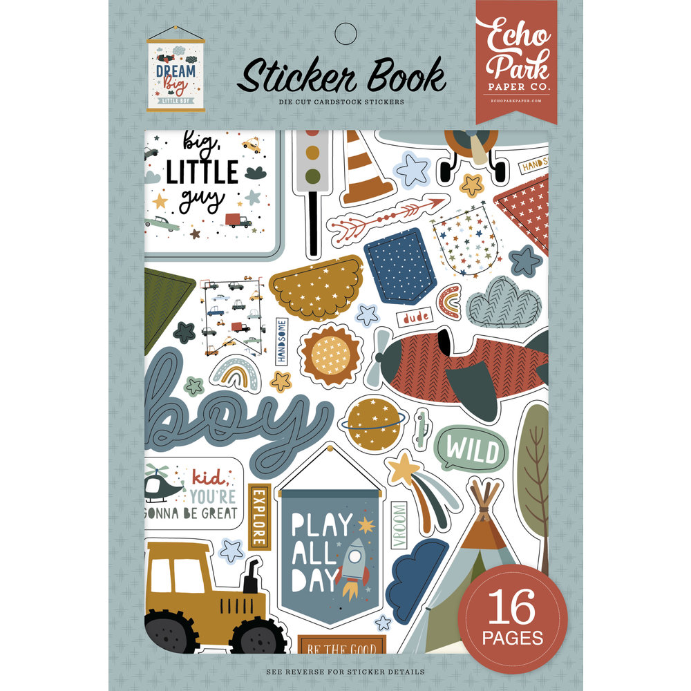Dream Big Little Boy Sticker Book (DBB304029) - Craftlines B.V.