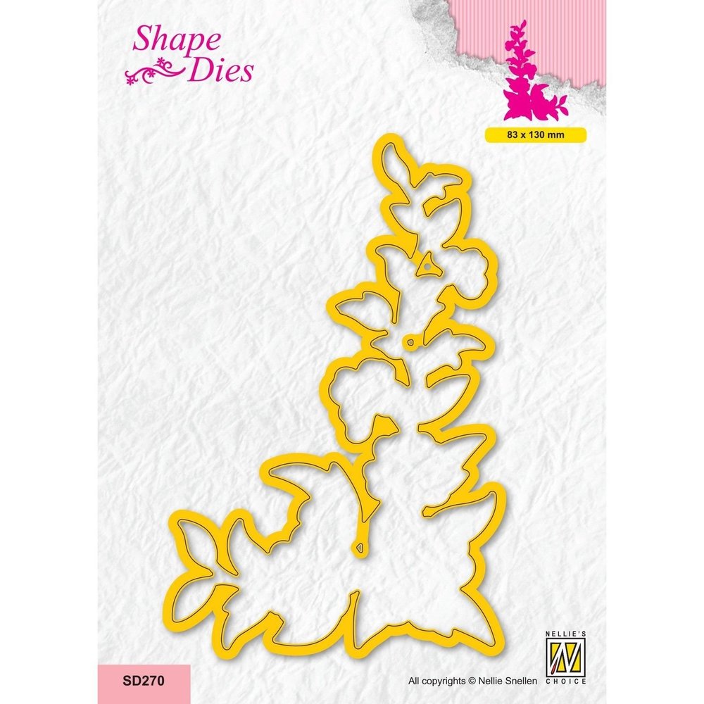 Shape Dies Flower Corner 2 (SD270) - Craftlines B.V.