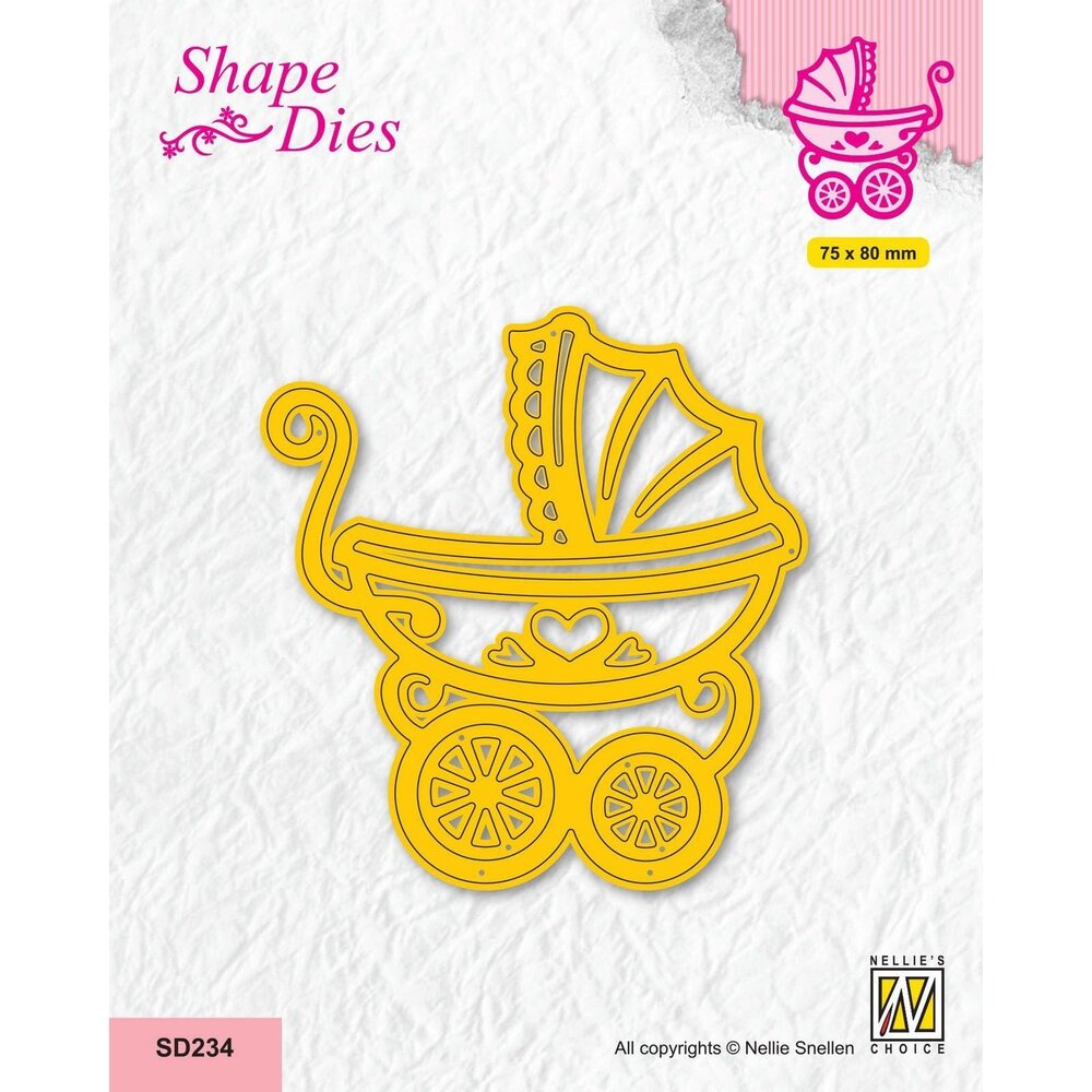 Shape Dies Pram (SD234) - Craftlines B.V.