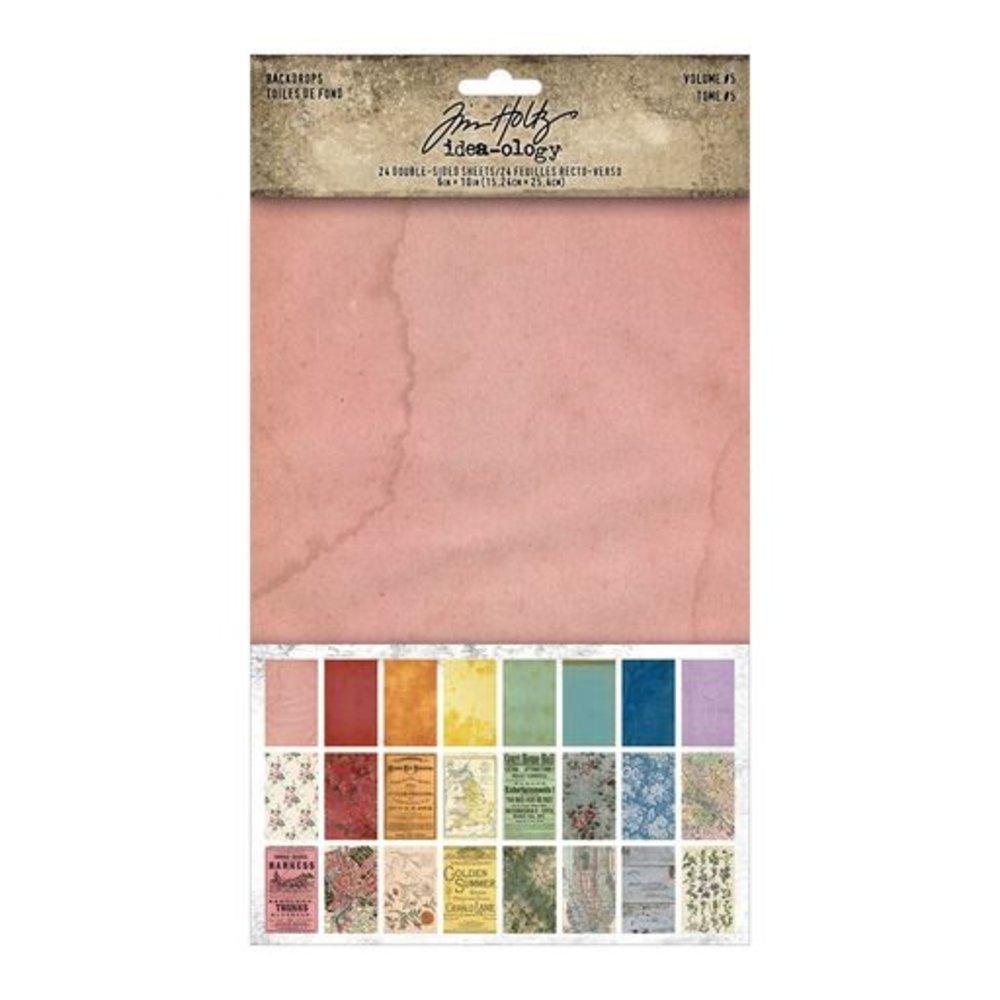 Tim Holtz Backdrops Volume 5 (TH94309) - Craftlines B.V.