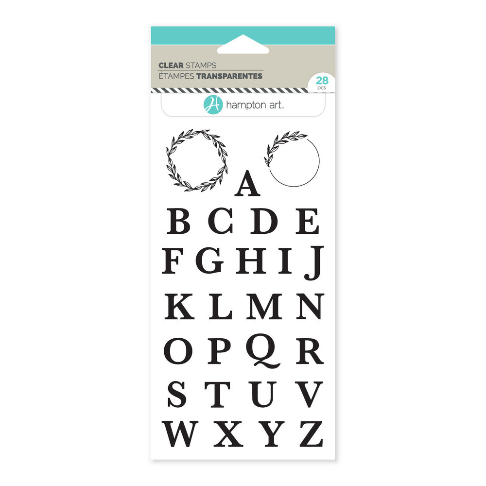 Hampton Art Clear Stamps Letters 3 (28pcs) (SC1035-HL) - Craftlines B.V.