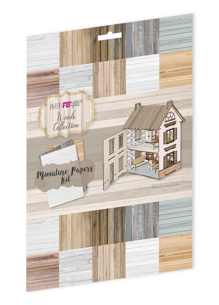 Woods Miniature Papers Kit (10pcs) (PFY-11787) - Craftlines B.V.