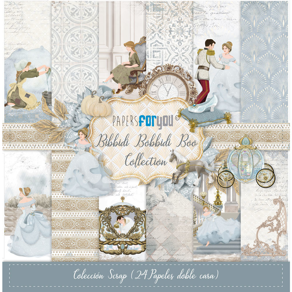 Bibbidi Bobbidi Boo Midi Scrap Paper Pack (24pcs) (PFY-11317 ...