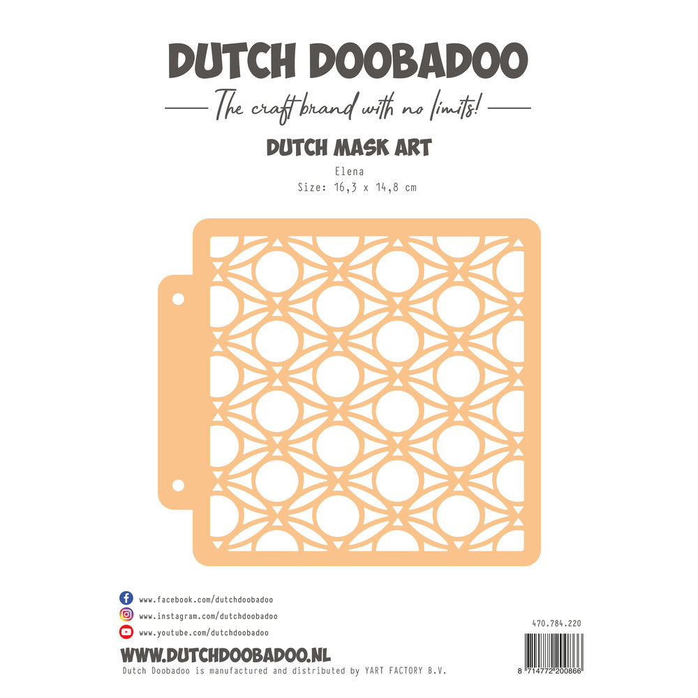 Dutch Mask Art A5 Elena (470.784.220) - Craftlines B.V.