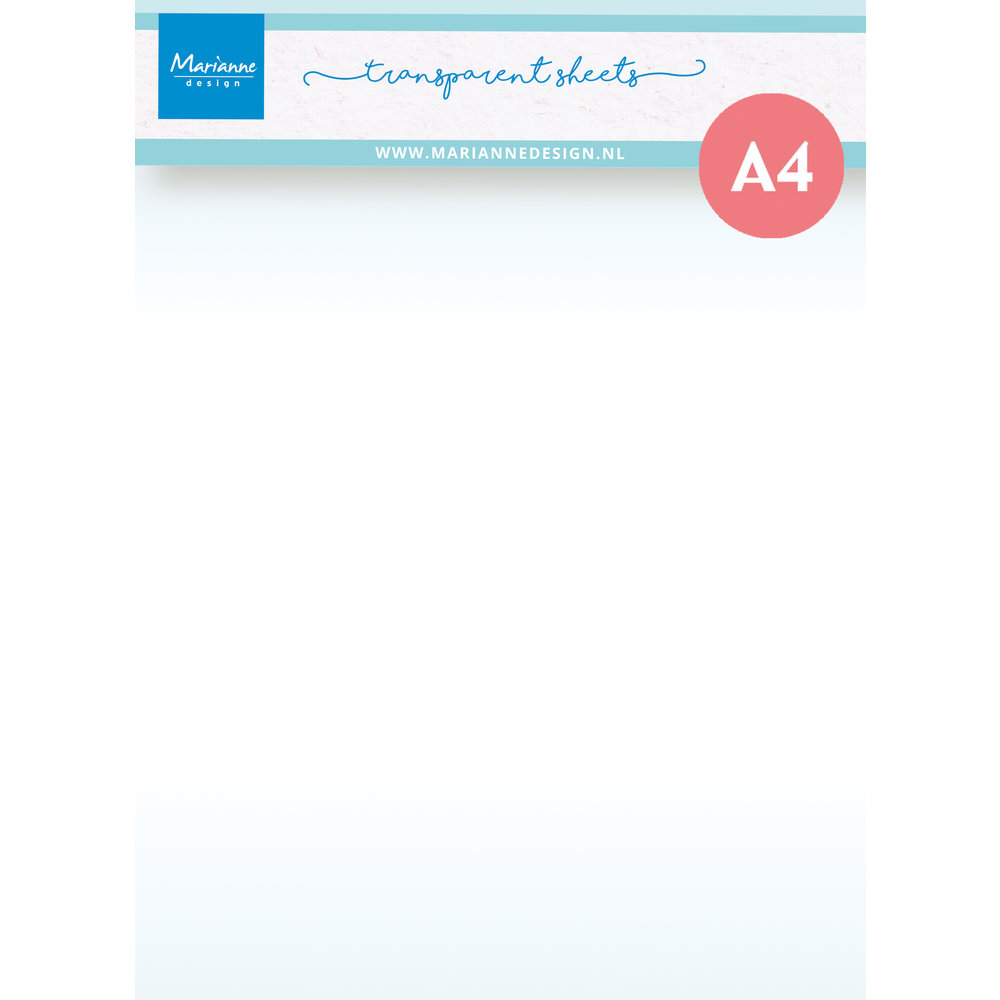 Transparent Sheets A4 (5pcs) (CA3187) - Craftlines B.V.