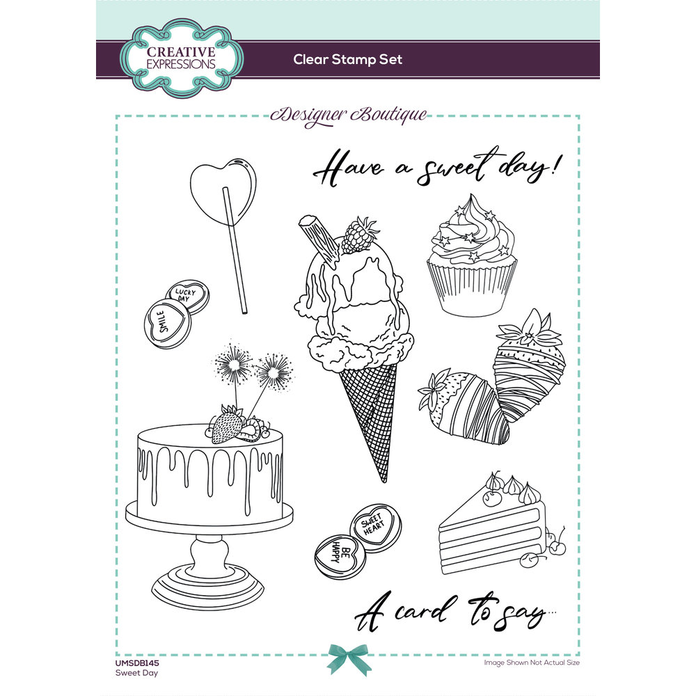 Designer Boutique Clear Stamp A5 Sweet Day (UMSDB145) - Craftlines B.V.