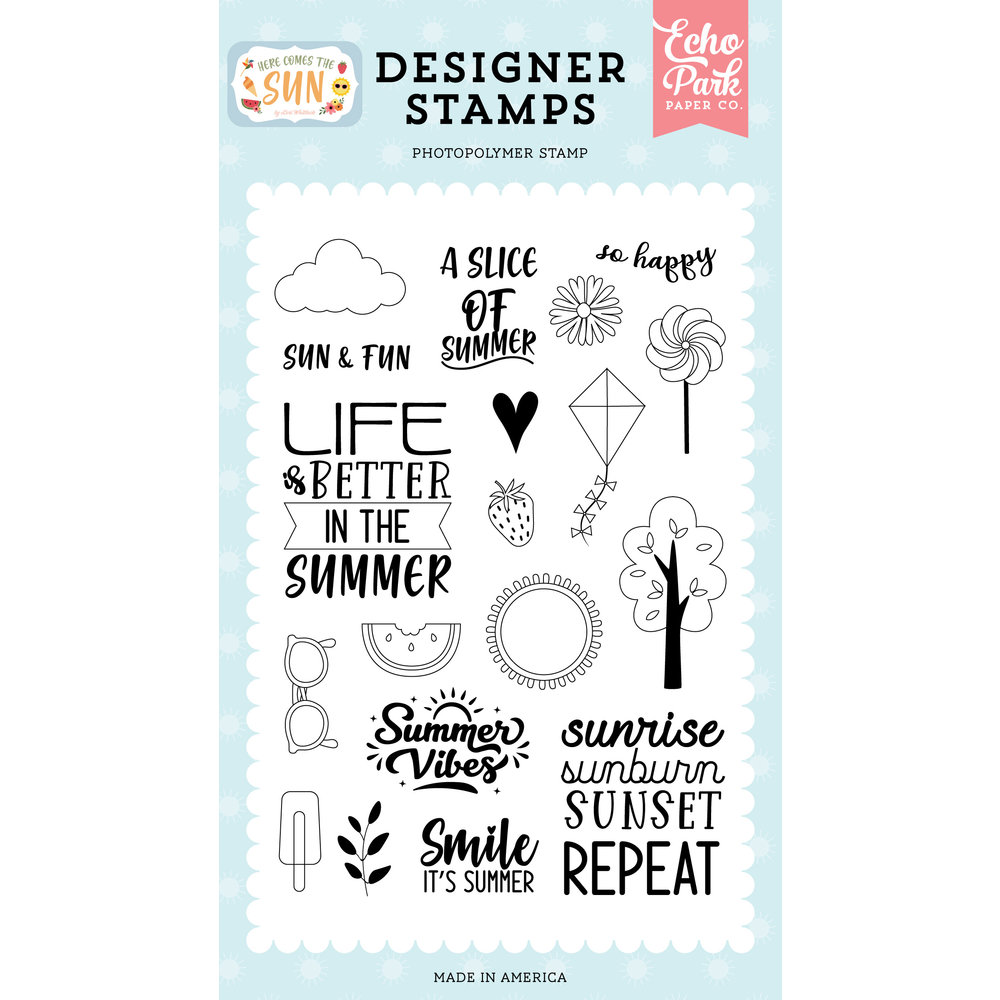 Sun And Fun Designer Stamps (HCTS311045) - Craftlines B.V.