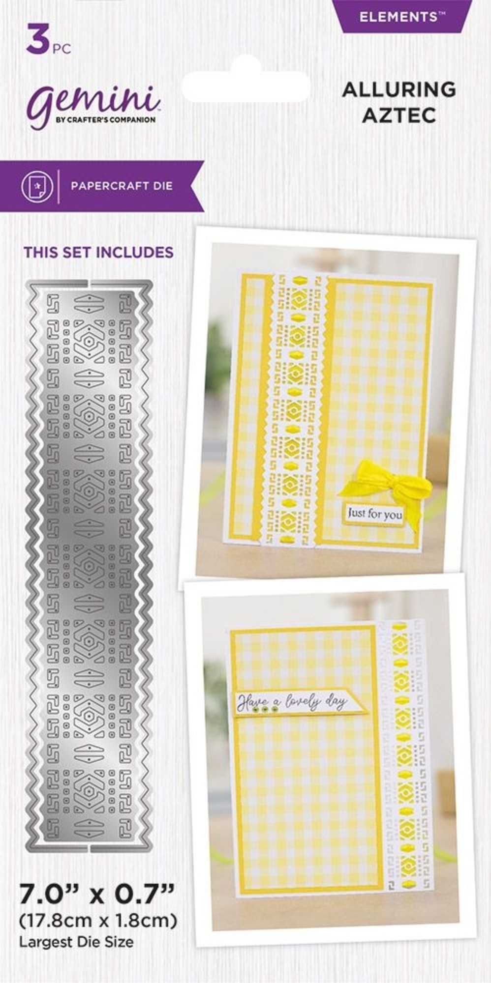 Ribbon Threading Alluring Aztec Elements Dies (GEM-MD-ELE-ALAZ ...