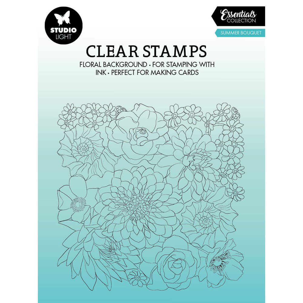 Summer Bouquet Essentials Clear Stamps (SL-ES-STAMP424) - Craftlines B.V.