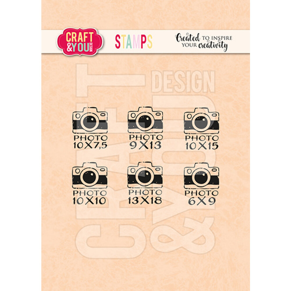 Mini Cameras Set Stamps (CS021) - Craftlines B.V.