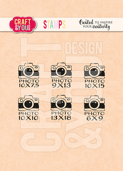 Mini Cameras Set Stamps (CS021) - Craftlines B.V.