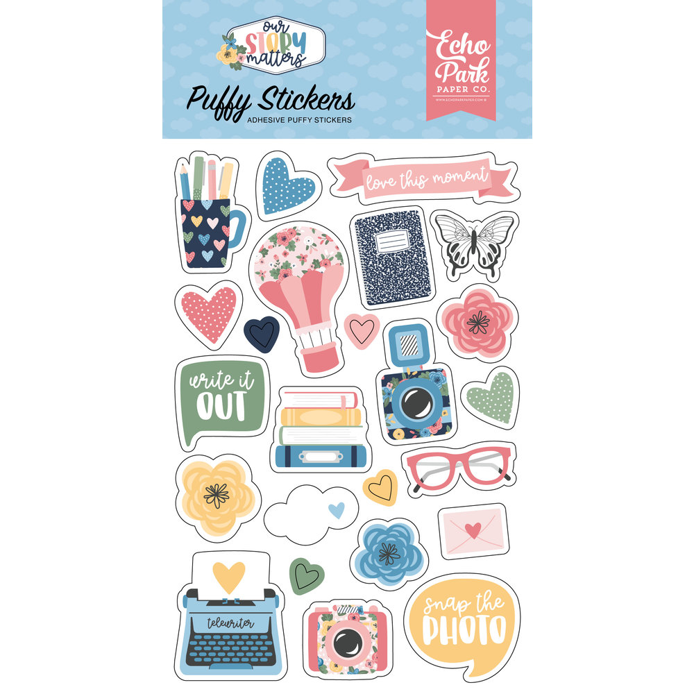 Our Story Matters Puffy Stickers (MSM317066) - Craftlines B.V.