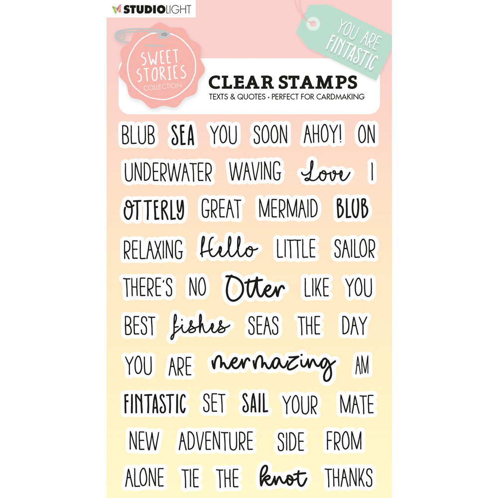 Sweet Stories Clear Stamp Quotes Small You Are Fintastic (SL-SS ...