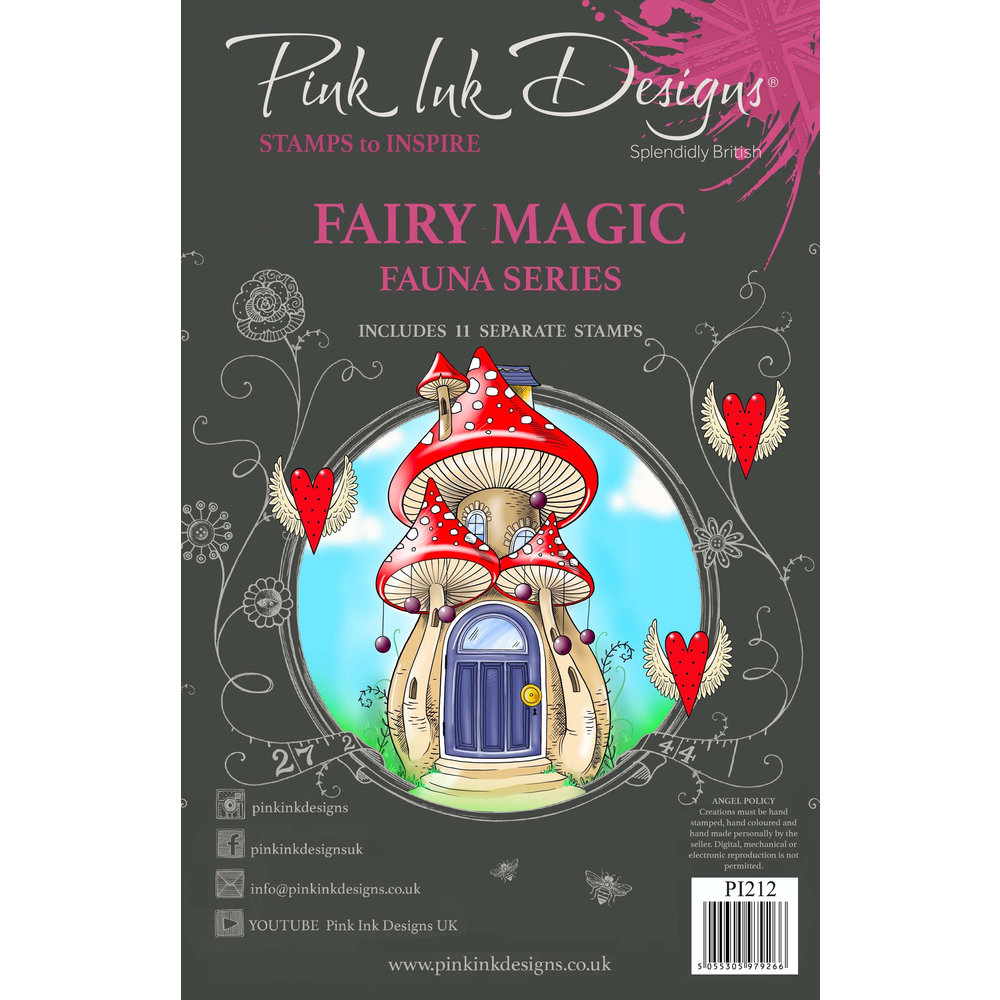 Fairy Magic A5 Clear Stamps (PI212) - Craftlines B.V.