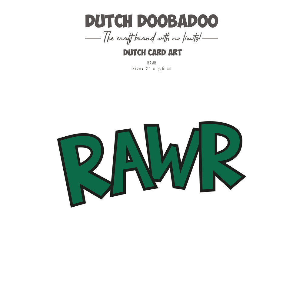 Dutch Card Art A5 RAWR (470.784.231) - Craftlines B.V.
