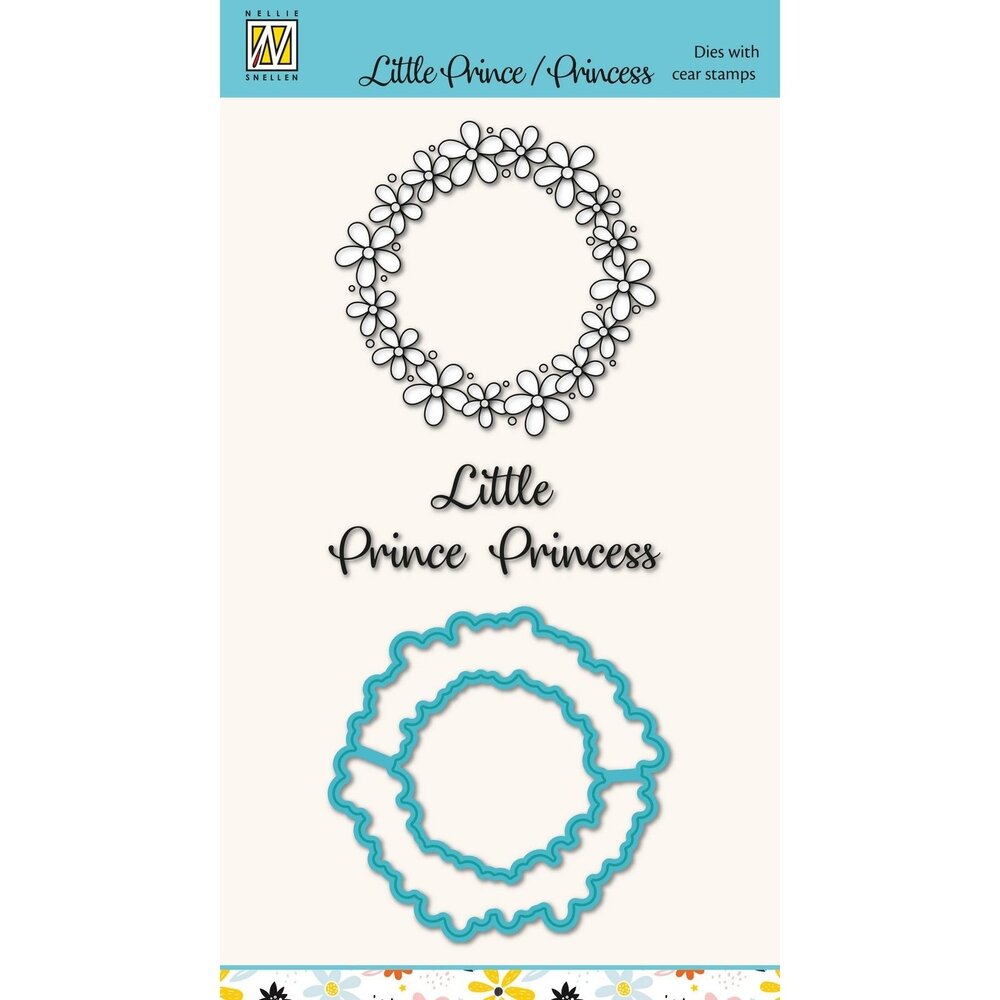 Dies w/ Clear Stamps Little Prince/Princess (HDCS044) - Craftlines B.V.