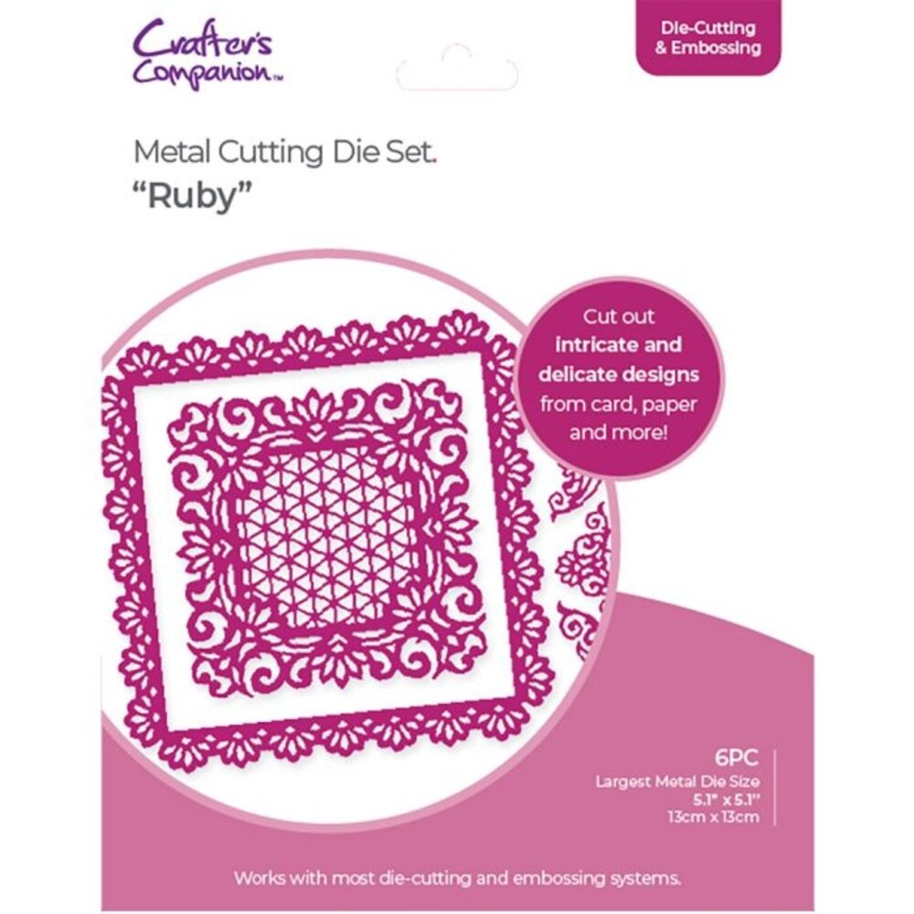 Ruby Elements Dies (GEM-MD-ELE-RUB) - Craftlines B.V.