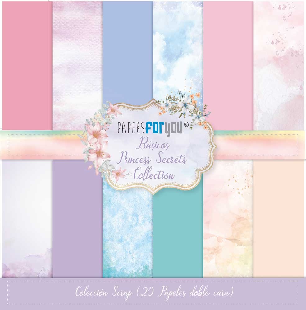 Princess Secrets Basics Midi Scrap Paper Pack (PFY-12113) - Craftlines B.V.
