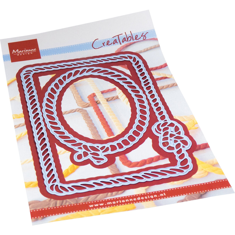 Rope Frames Rectangle & Oval Dies (LR0813) - Craftlines B.V.