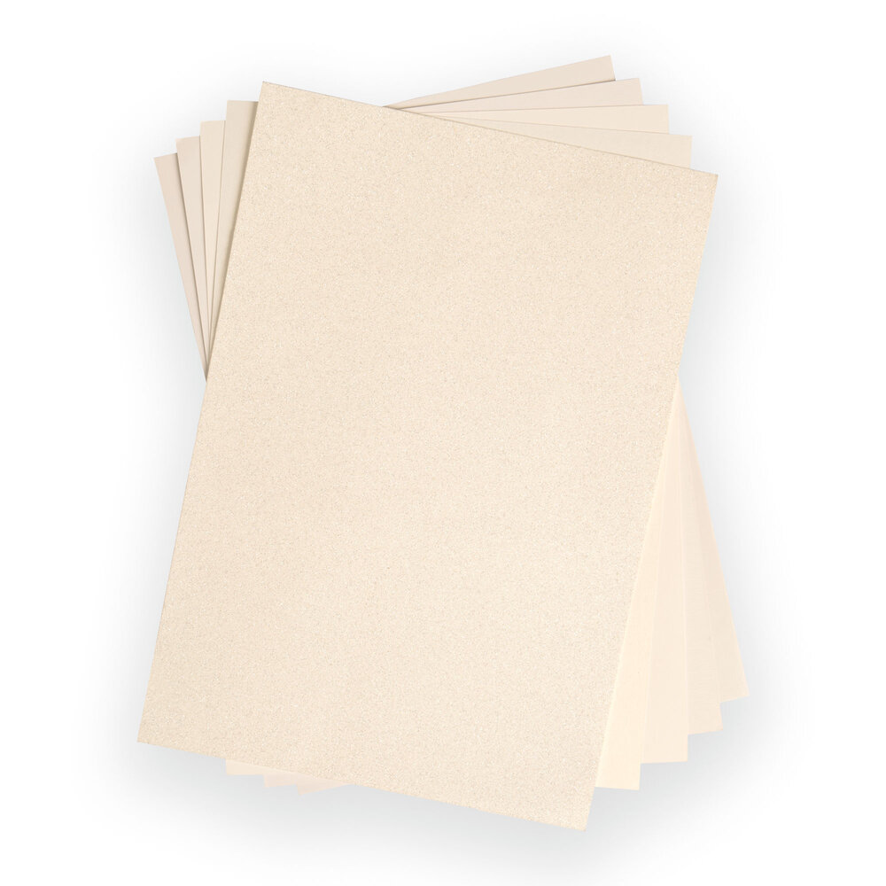 Opulent Cardstock A4 Ivory (5x10pcs) (664535) - Craftlines B.V.