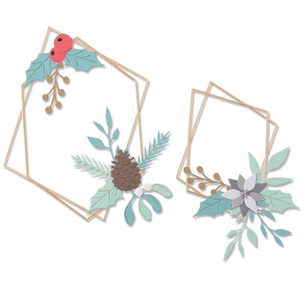 Thinlits Die by Olivia Rose Geometric Winter Frame (18pcs) (664583 ...