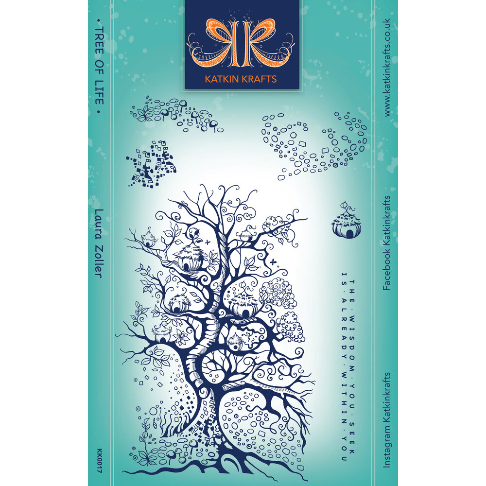Tree Of Life A5 Clear Stamp Set (KK0017) - Craftlines B.V.