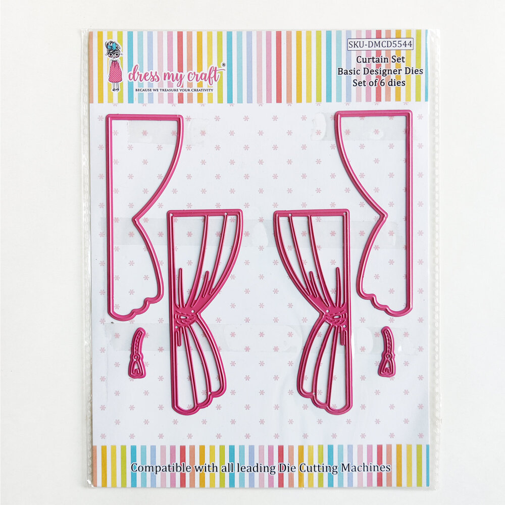 Cutting Die Basic Designer Curtain Set (DMCD5544) - Craftlines B.V.