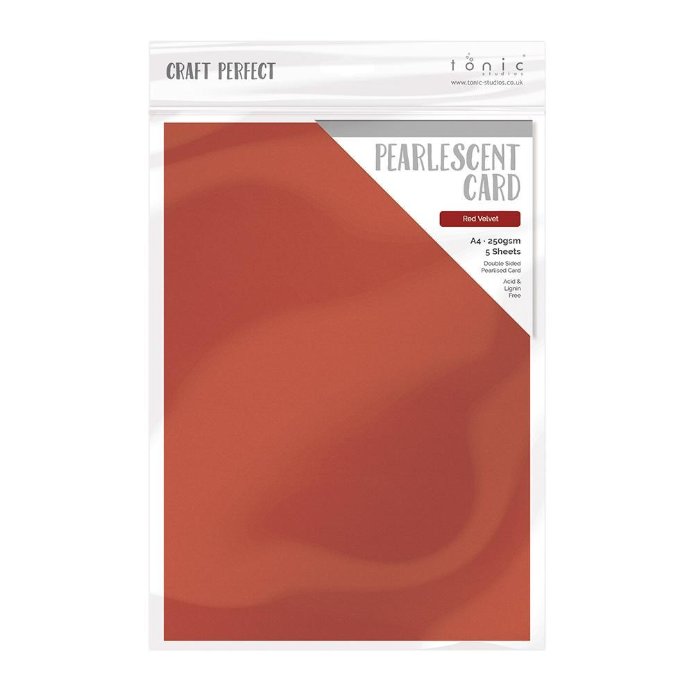 Pearlescent Card A4 Red Velvet (9506e) - Craftlines B.V.