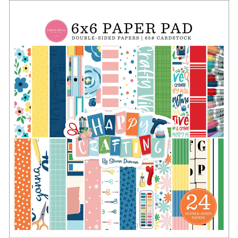 Happy Crafting 6x6 Inch Paper Pad (CBHCR157023) - Craftlines B.V.