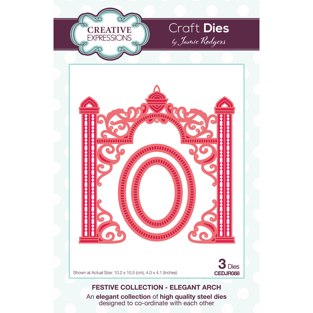 Jamie Rodgers Craft Die Elegant Arch (CEDJR088) - Craftlines B.V.