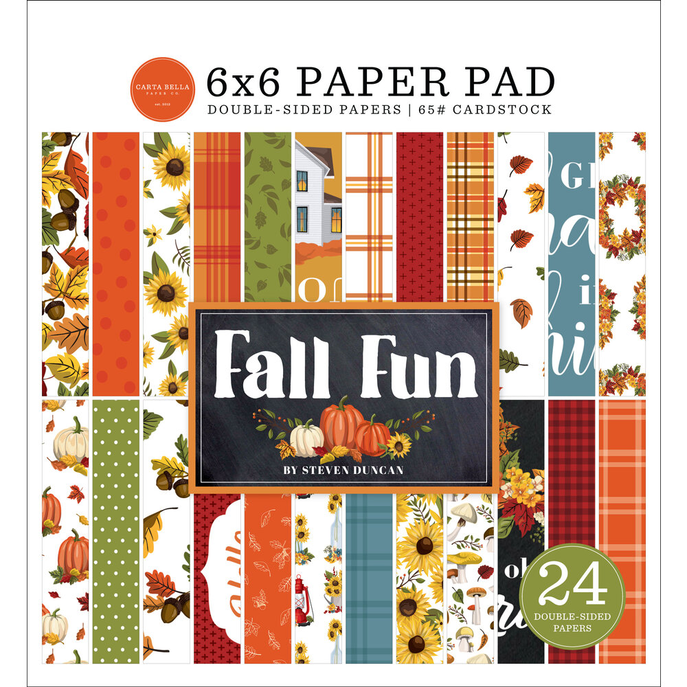 Fall Fun 6x6 Inch Paper Pad (CBFF326023) - Craftlines B.V.