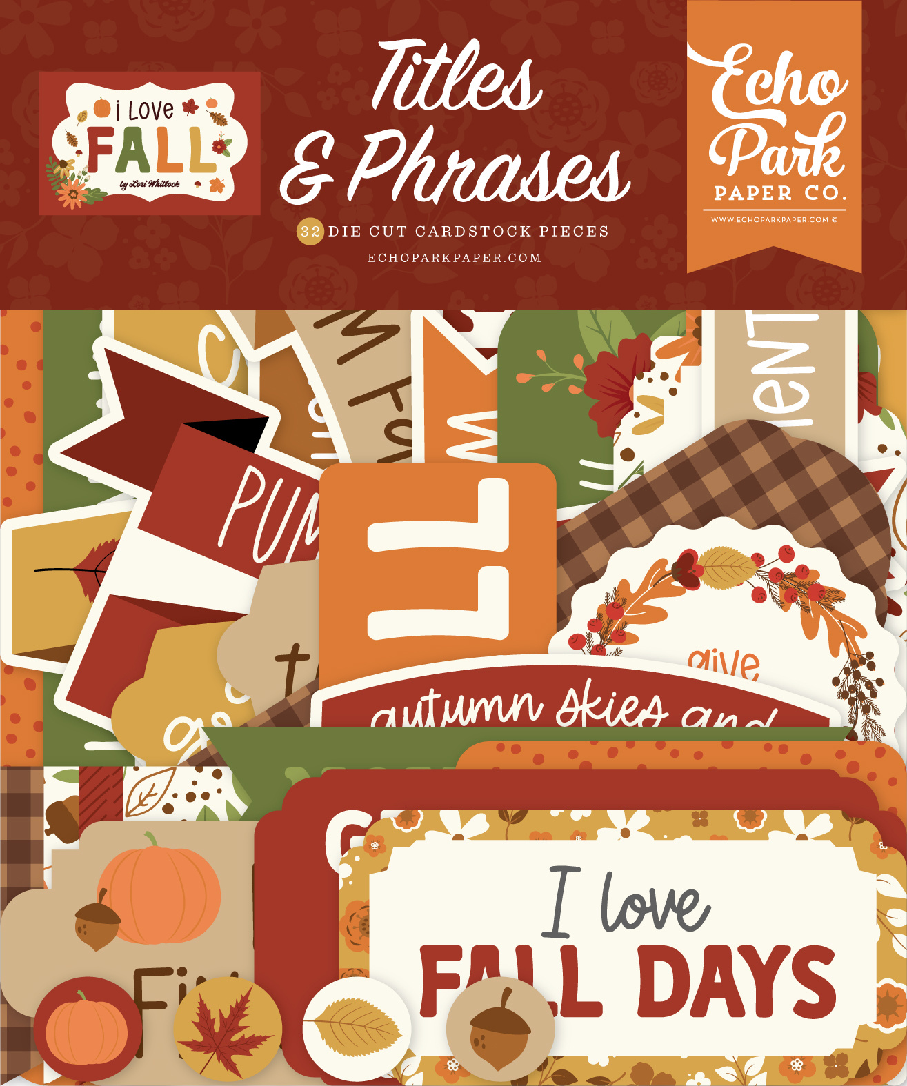 I Love Fall Titles & Phrases (LFA225032) - Craftlines B.V.