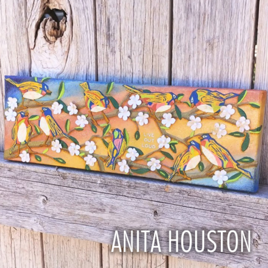 Thinlits Die by Tim Holtz Silhouette Birds (9pcs) (665861) - Craftlines B.V.