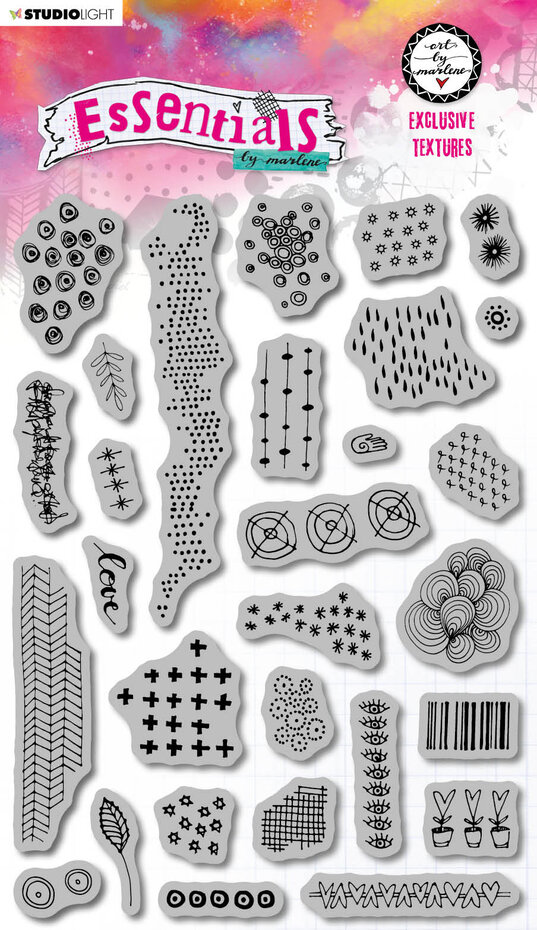 Essentials Cling Stamps Exclusive Textures (ABM-ES-STAMP47 ...
